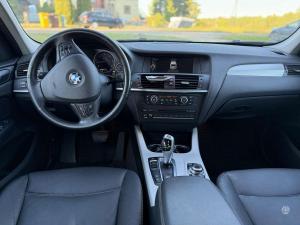Grey BMW X3 2013 in Utena, with an engine capacity of 2.00 L and mileage of 172 thousand km for 9950 €, photo 11 on AUTOMOTO.COM.LV