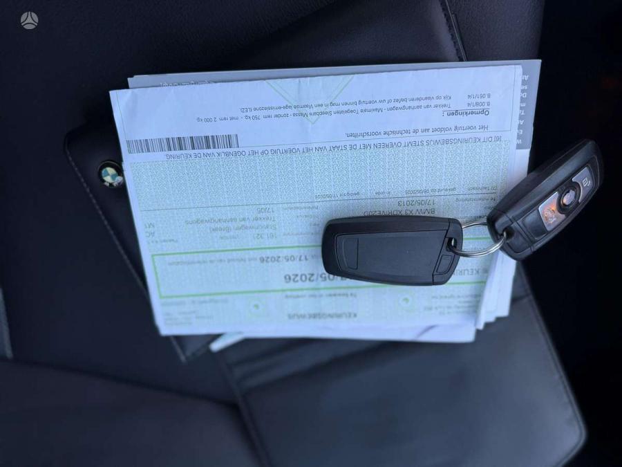 Grey BMW X3 2013 in Utena, with an engine capacity of 2.00 L and mileage of 172 thousand km for 9950 €, photo 17 on AUTOMOTO.COM.LV