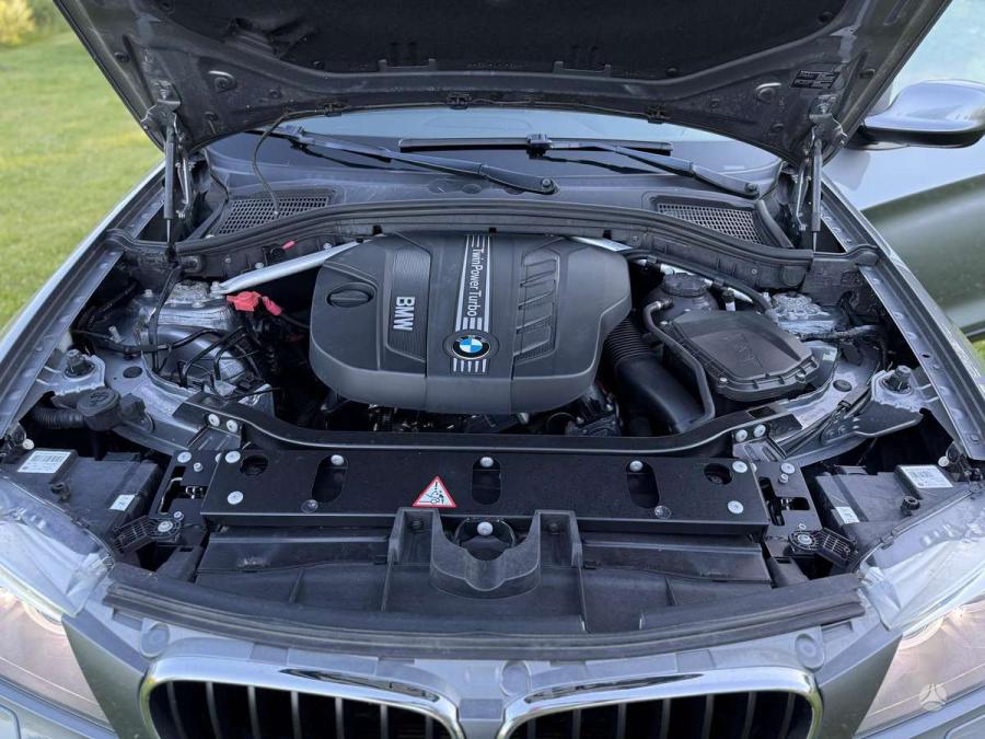 Grey BMW X3 2013 in Utena, with an engine capacity of 2.00 L and mileage of 172 thousand km for 9950 €, photo 18 on AUTOMOTO.COM.LV