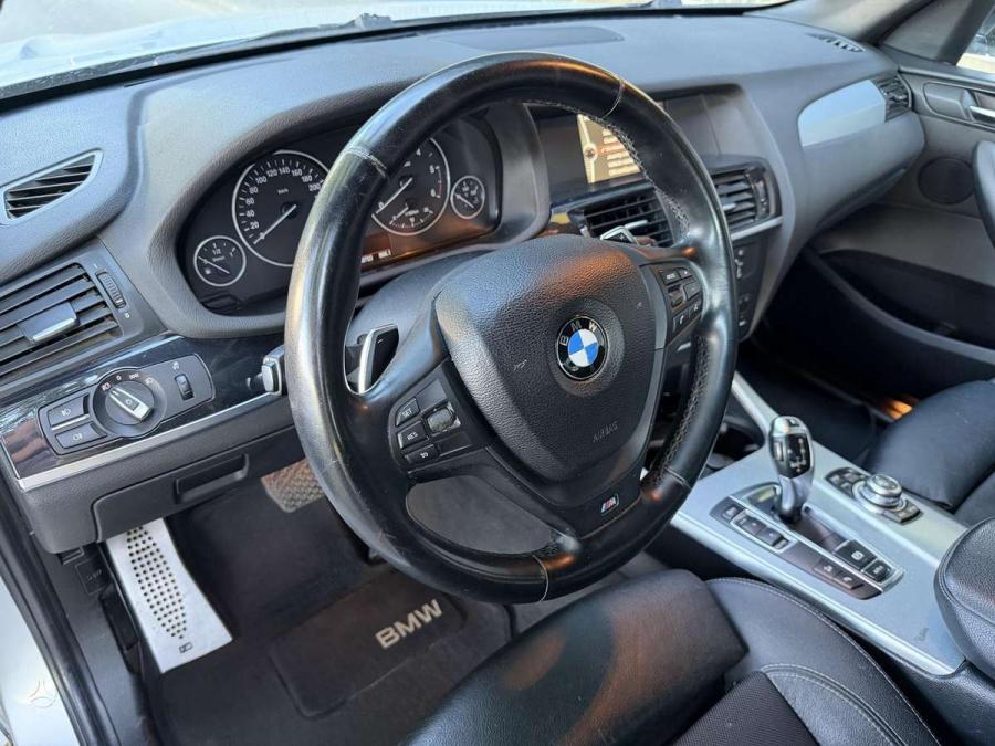 Grey BMW X3 2013 in Siauliai, with an engine capacity of 2.00 L and mileage of 230 thousand km for 10200 €, photo 8 on AUTOMOTO.COM.LV