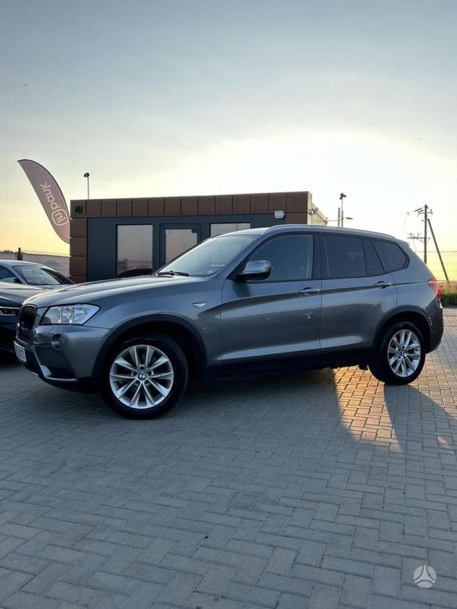 Pelēks BMW X3 2013 Kauņa, ar dzinēja tilpumu 2.00 L un nobraukumu 258 tūkst. km par 10650 €, foto 3 vietnē AUTOMOTO.COM.LV