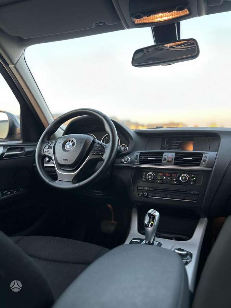 Pelēks BMW X3 2013 Kauņa, ar dzinēja tilpumu 2.00 L un nobraukumu 258 tūkst. km par 10650 €, foto 22 vietnē AUTOMOTO.COM.LV