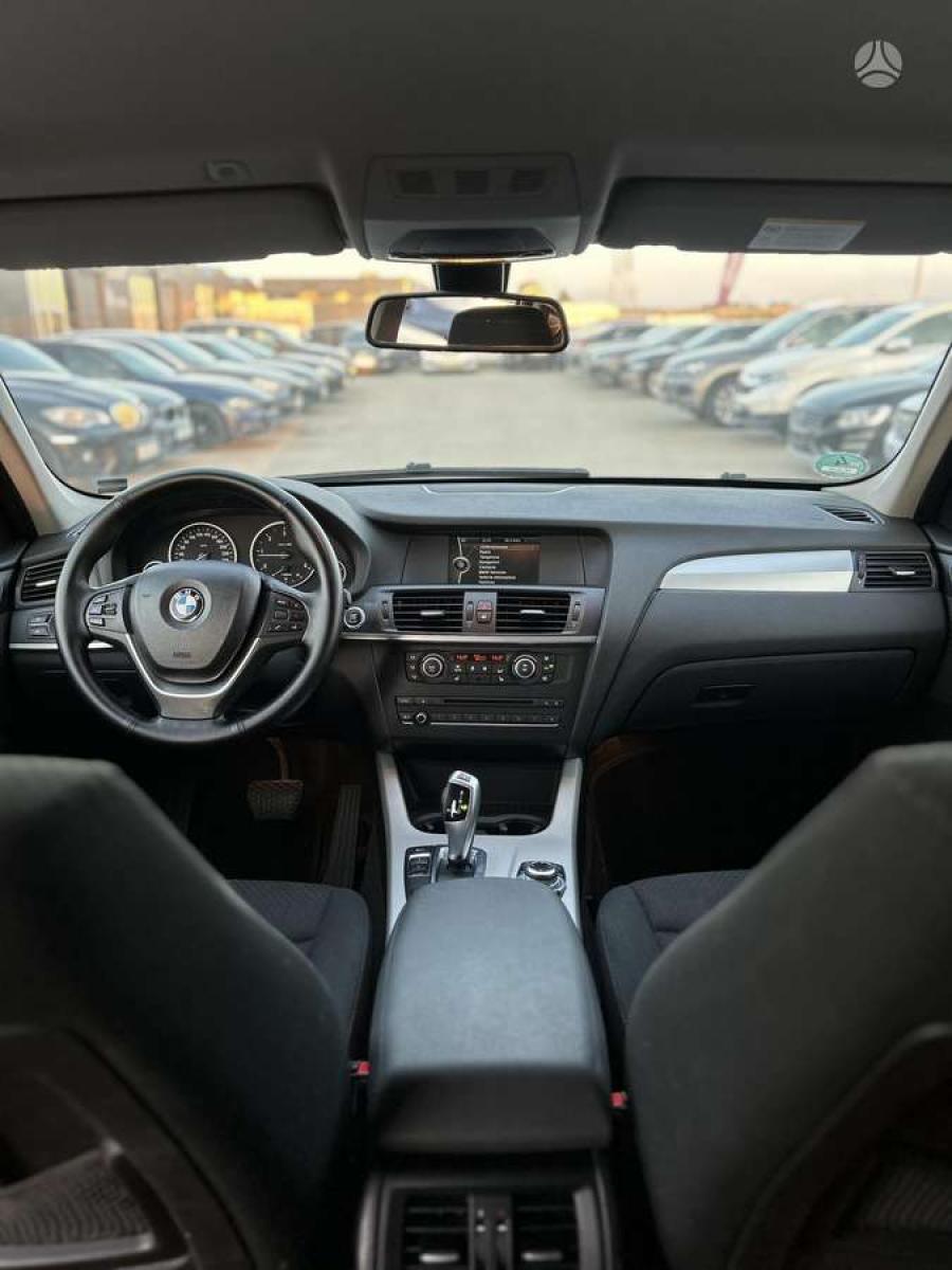 Pelēks BMW X3 2013 Kauņa, ar dzinēja tilpumu 2.00 L un nobraukumu 258 tūkst. km par 10650 €, foto 23 vietnē AUTOMOTO.COM.LV