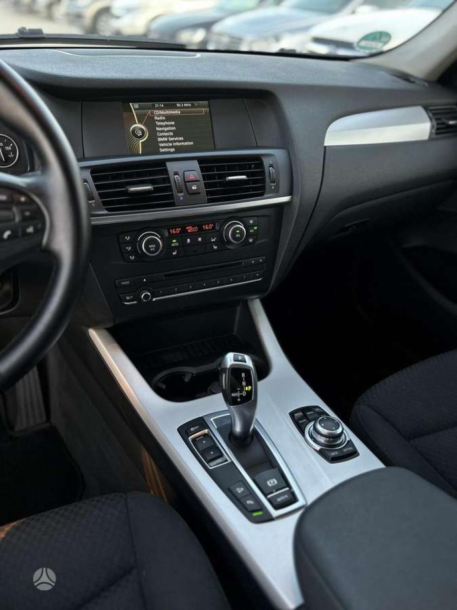 Pelēks BMW X3 2013 Kauņa, ar dzinēja tilpumu 2.00 L un nobraukumu 258 tūkst. km par 10650 €, foto 24 vietnē AUTOMOTO.COM.LV