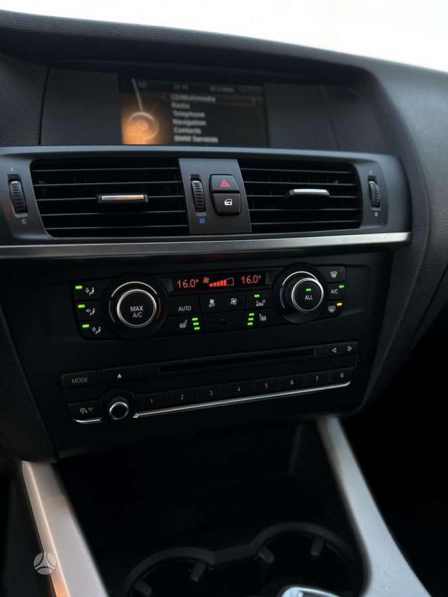 Pelēks BMW X3 2013 Kauņa, ar dzinēja tilpumu 2.00 L un nobraukumu 258 tūkst. km par 10650 €, foto 28 vietnē AUTOMOTO.COM.LV