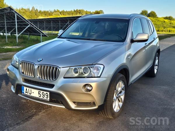 Pelēks BMW X3 2013 Limbaži, ar dzinēja tilpumu 3.00 L un nobraukumu 270 tūkst. km par 12345 €, foto 1 vietnē AUTOMOTO.COM.LV