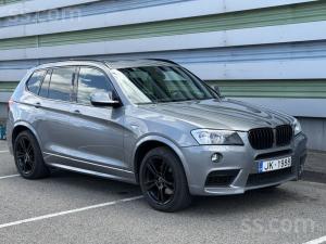 Grey BMW X3 2013 in Riga, with an engine capacity of 3.00 L and mileage of 349 thousand km for 12000 €, photo  on AUTOMOTO.COM.LV