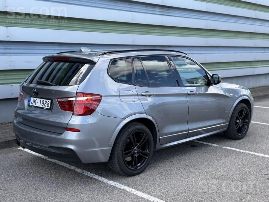 Grey BMW X3 2013 in Riga, with an engine capacity of 3.00 L and mileage of 349 thousand km for 12000 €, photo 3 on AUTOMOTO.COM.LV