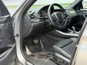 Grey BMW X3 2013 in Riga, with an engine capacity of 3.00 L and mileage of 349 thousand km for 12000 €, photo 8 on AUTOMOTO.COM.LV