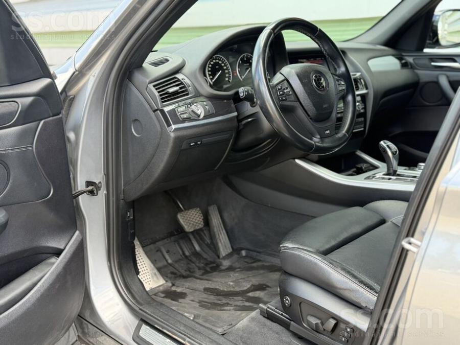 Grey BMW X3 2013 in Riga, with an engine capacity of 3.00 L and mileage of 349 thousand km for 12000 €, photo 8 on AUTOMOTO.COM.LV