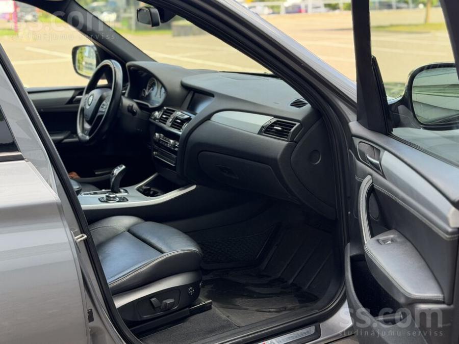Grey BMW X3 2013 in Riga, with an engine capacity of 3.00 L and mileage of 349 thousand km for 12000 €, photo 12 on AUTOMOTO.COM.LV