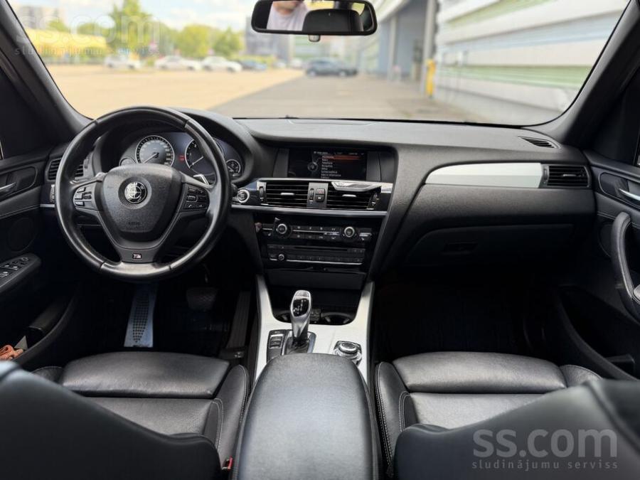 Grey BMW X3 2013 in Riga, with an engine capacity of 3.00 L and mileage of 349 thousand km for 12000 €, photo 15 on AUTOMOTO.COM.LV