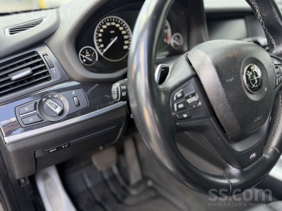 Grey BMW X3 2013 in Riga, with an engine capacity of 3.00 L and mileage of 349 thousand km for 12000 €, photo 19 on AUTOMOTO.COM.LV