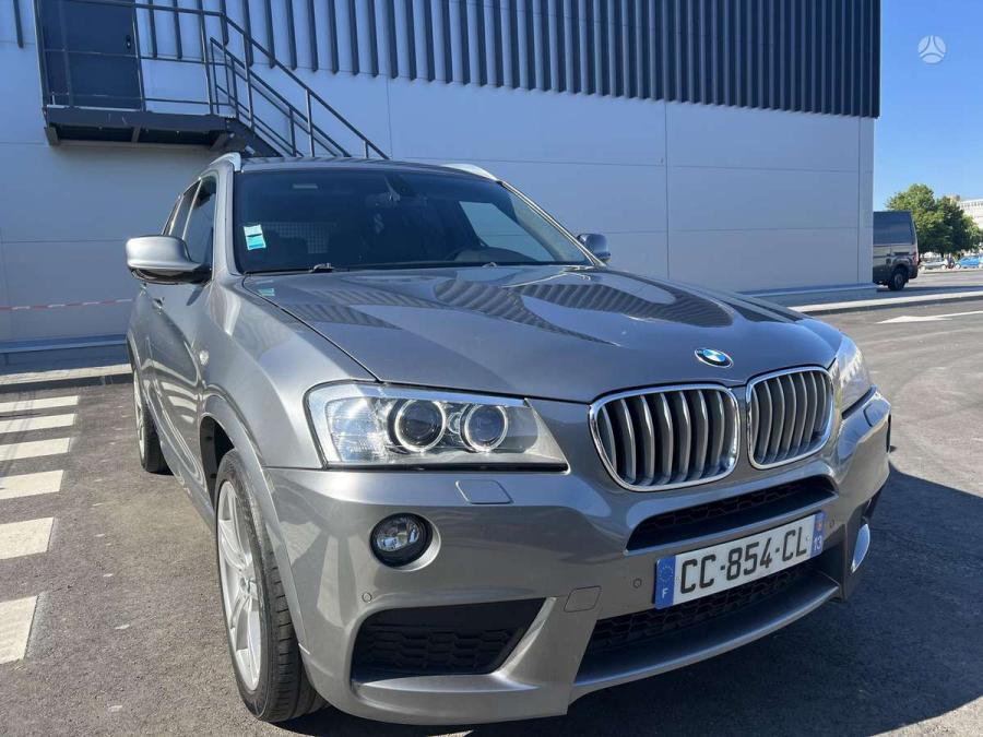 Grey BMW X3 2013 in Kaunas, with an engine capacity of 2.99 L and mileage of 238 thousand km for 9700 €, photo 8 on AUTOMOTO.COM.LV