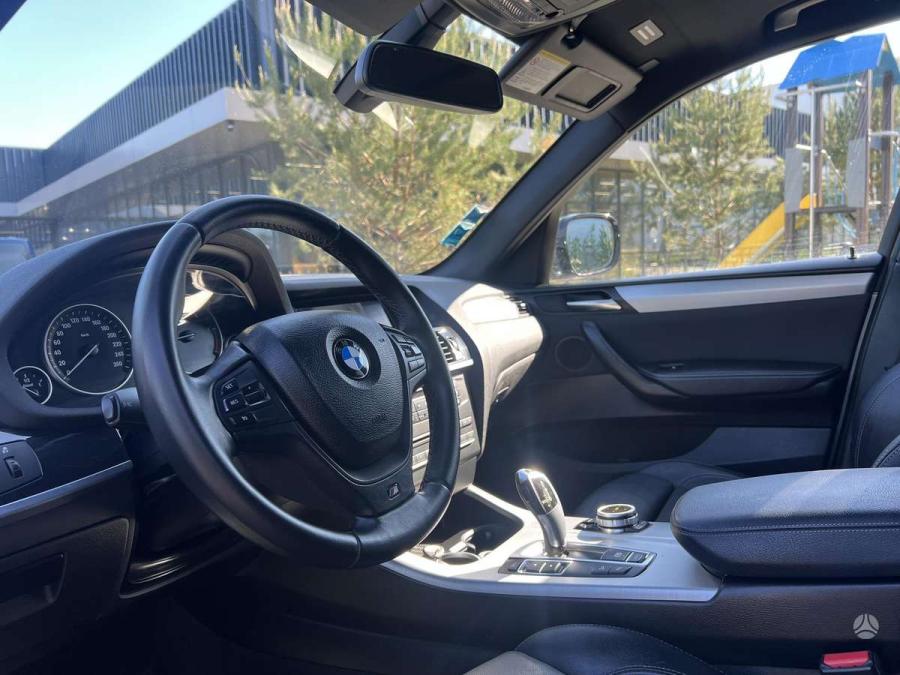 Grey BMW X3 2013 in Kaunas, with an engine capacity of 2.99 L and mileage of 238 thousand km for 9700 €, photo 13 on AUTOMOTO.COM.LV