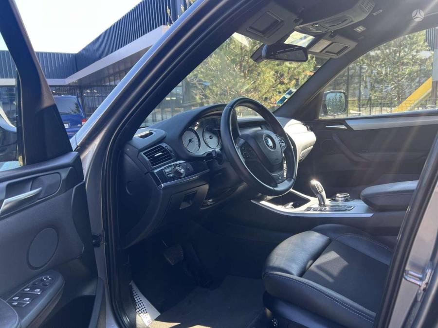 Grey BMW X3 2013 in Kaunas, with an engine capacity of 2.99 L and mileage of 238 thousand km for 9700 €, photo 14 on AUTOMOTO.COM.LV