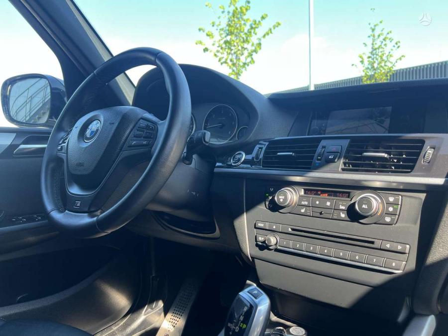 Grey BMW X3 2013 in Kaunas, with an engine capacity of 2.99 L and mileage of 238 thousand km for 9700 €, photo 24 on AUTOMOTO.COM.LV