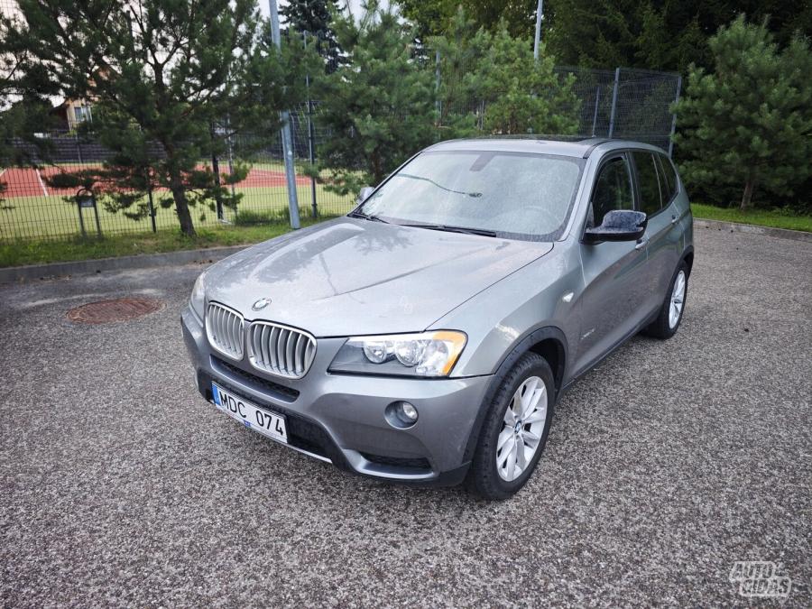 Pelēks BMW X3 2013 Ignalina, ar dzinēja tilpumu 2.00 L un nobraukumu 204 tūkst. km par 5999 €, foto 3 vietnē AUTOMOTO.COM.LV