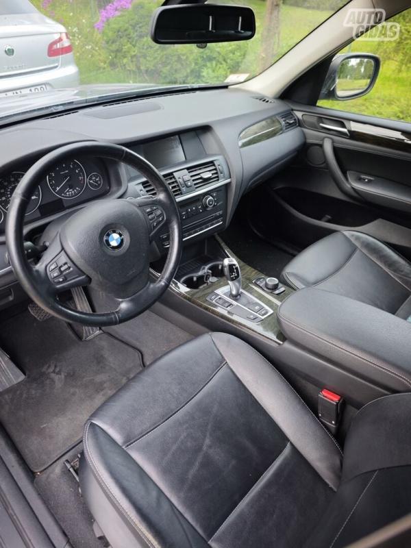 Pelēks BMW X3 2013 Ignalina, ar dzinēja tilpumu 2.00 L un nobraukumu 204 tūkst. km par 5999 €, foto 9 vietnē AUTOMOTO.COM.LV