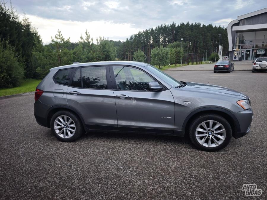 Grey BMW X3 2013 in Ignalina, with an engine capacity of 2.00 L and mileage of 204 thousand km for 5999 €, photo 5 on AUTOMOTO.COM.LV