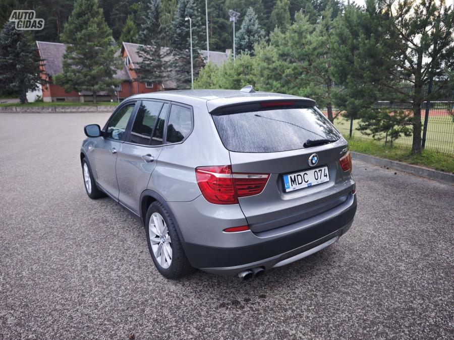 Grey BMW X3 2013 in Ignalina, with an engine capacity of 2.00 L and mileage of 204 thousand km for 5999 €, photo 7 on AUTOMOTO.COM.LV