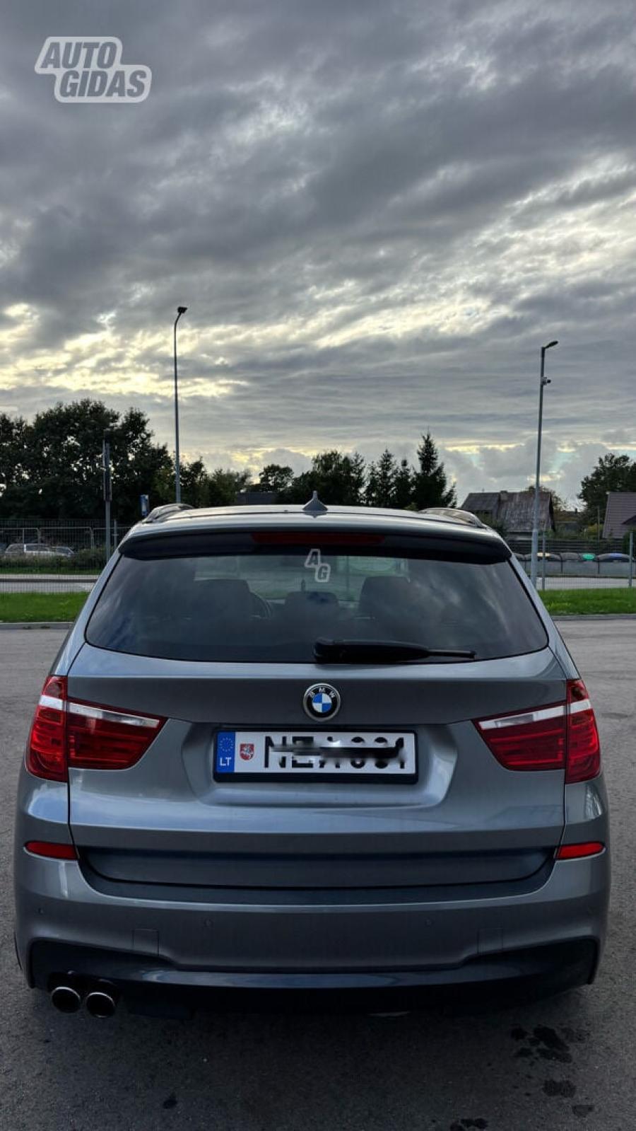 Grey BMW X3 2013 in Kretinga, with an engine capacity of 3.00 L and mileage of 291 thousand km for 13200 €, photo 6 on AUTOMOTO.COM.LV