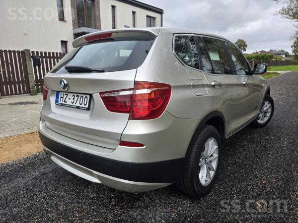 Grey BMW X3 2013 in Riga, with an engine capacity of 2.00 L and mileage of 153 thousand km for 10500 €, photo 4 on AUTOMOTO.COM.LV