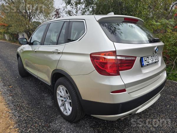 Grey BMW X3 2013 in Riga, with an engine capacity of 2.00 L and mileage of 153 thousand km for 10500 €, photo 5 on AUTOMOTO.COM.LV