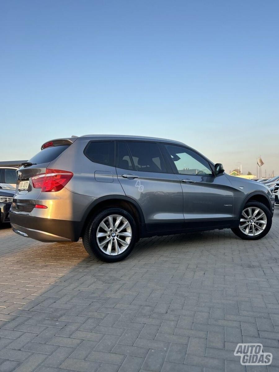 Pelēks BMW X3 2013 Kauņa, ar dzinēja tilpumu 2.00 L un nobraukumu 258 tūkst. km par 9999 €, foto 9 vietnē AUTOMOTO.COM.LV