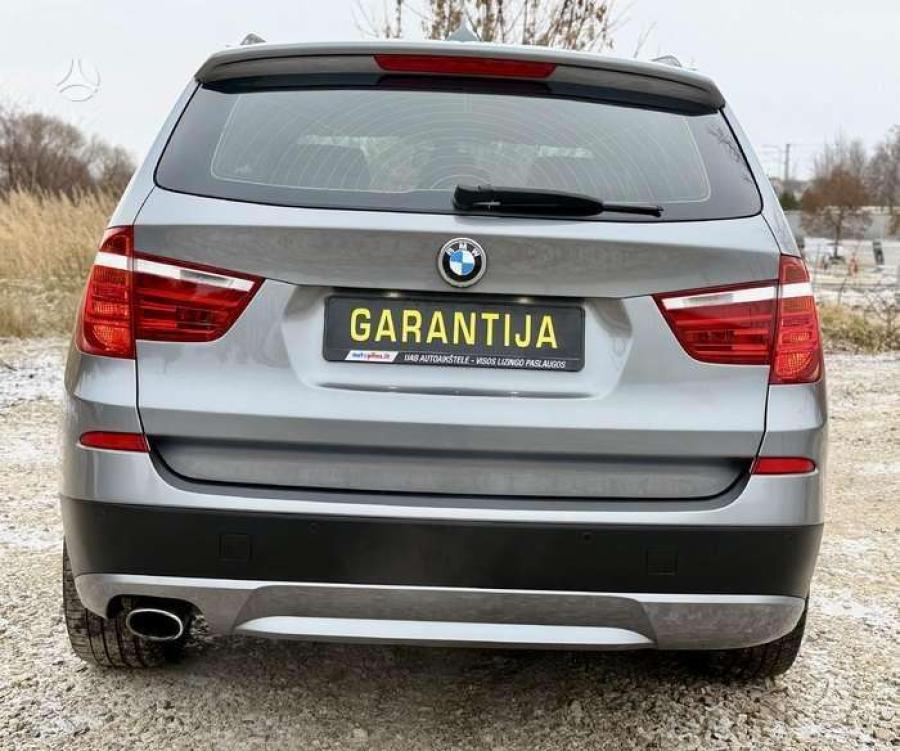 Grey BMW X3 2014 in Siauliai, with an engine capacity of 2.00 L and mileage of 290 thousand km for 12950 €, photo 6 on AUTOMOTO.COM.LV