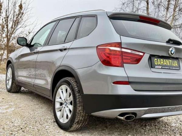 Pelēks BMW X3 2014 Šauļi, ar dzinēja tilpumu 2.00 L un nobraukumu 290 tūkst. km par 12950 €, foto 7 vietnē AUTOMOTO.COM.LV