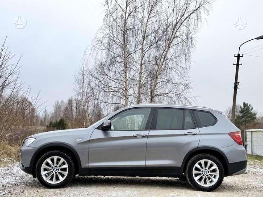 Grey BMW X3 2014 in Siauliai, with an engine capacity of 2.00 L and mileage of 290 thousand km for 12950 €, photo 13 on AUTOMOTO.COM.LV