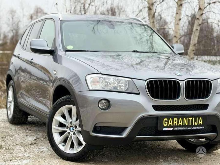 Grey BMW X3 2014 in Siauliai, with an engine capacity of 2.00 L and mileage of 290 thousand km for 12950 €, photo 15 on AUTOMOTO.COM.LV