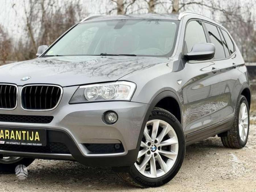 Pelēks BMW X3 2014 Šauļi, ar dzinēja tilpumu 2.00 L un nobraukumu 290 tūkst. km par 12950 €, foto 16 vietnē AUTOMOTO.COM.LV