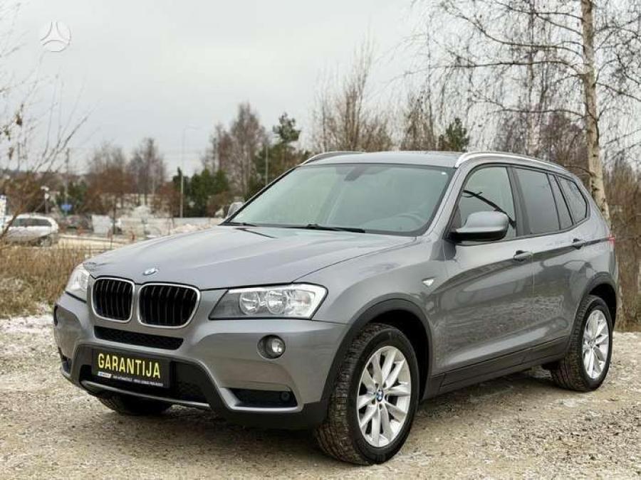 Pelēks BMW X3 2014 Šauļi, ar dzinēja tilpumu 2.00 L un nobraukumu 290 tūkst. km par 12950 €, foto 18 vietnē AUTOMOTO.COM.LV