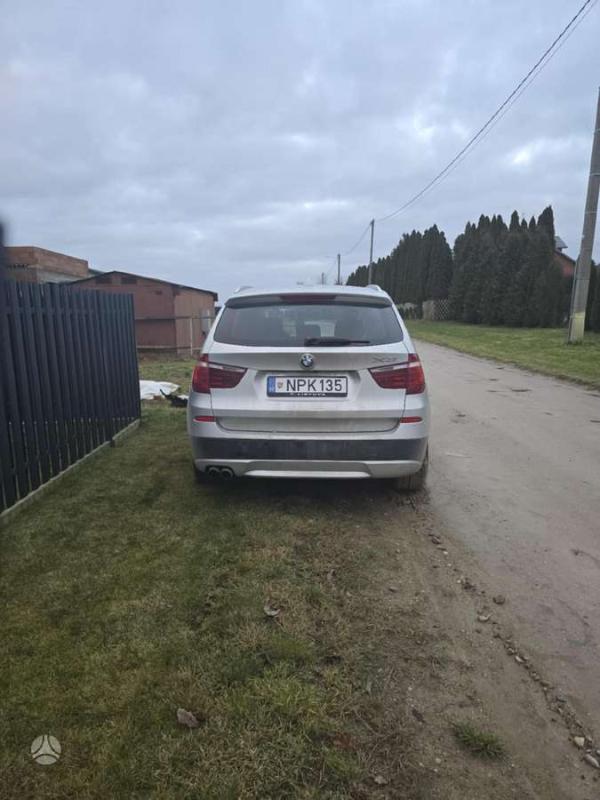 Grey BMW X3 2014 in Kedainiai, with an engine capacity of 2.00 L and mileage of 279 thousand km for 5500 €, photo 2 on AUTOMOTO.COM.LV