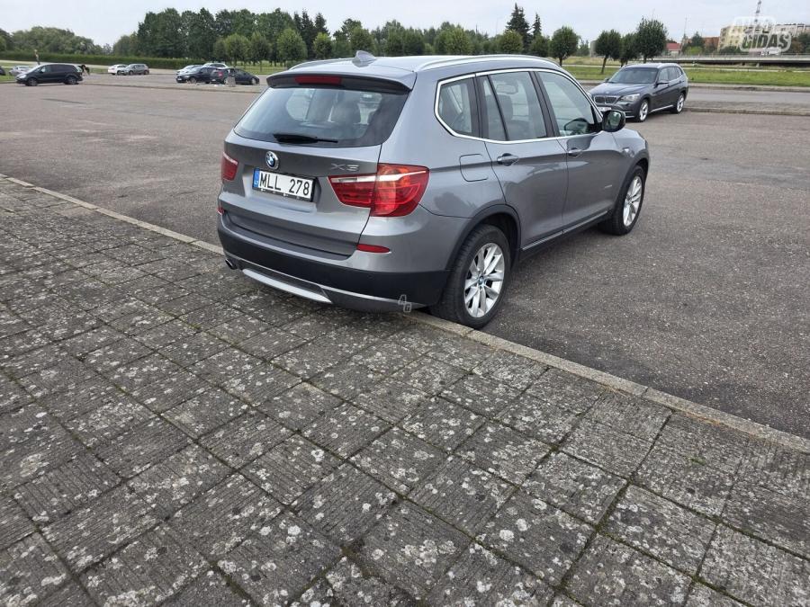 Pelēks BMW X3 2014 Kauņa, ar dzinēja tilpumu 2.00 L un nobraukumu 240 tūkst. km par 10400 €, foto 5 vietnē AUTOMOTO.COM.LV