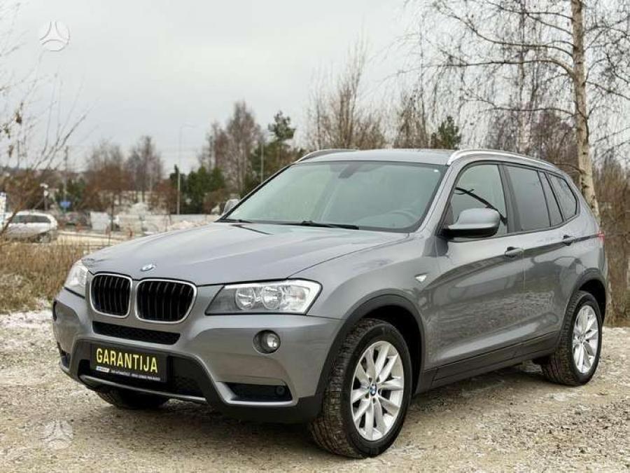 Pelēks BMW X3 2014 Šauļi, ar dzinēja tilpumu 2.00 L un nobraukumu 290 tūkst. km par 12950 €, foto 18 vietnē AUTOMOTO.COM.LV
