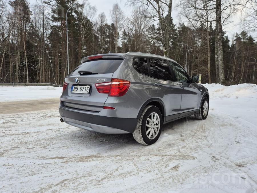 Grey BMW X3 2014 in Riga, with an engine capacity of 2.00 L and mileage of 254 thousand km for 10200 €, photo 3 on AUTOMOTO.COM.LV