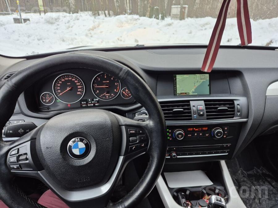 Grey BMW X3 2014 in Riga, with an engine capacity of 2.00 L and mileage of 254 thousand km for 10200 €, photo 8 on AUTOMOTO.COM.LV