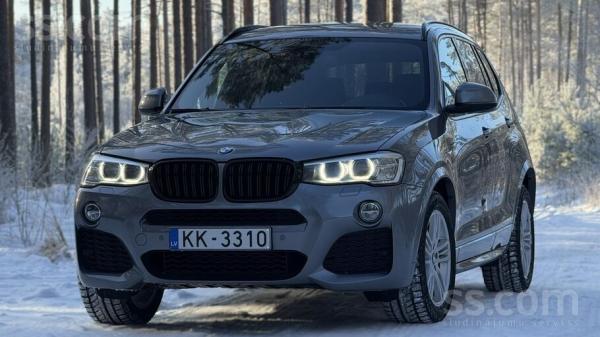 Pelēks BMW X3 2014 Valmiera, ar dzinēja tilpumu 3.00 L un nobraukumu 201 tūkst. km par 14900 €, foto 1 vietnē AUTOMOTO.COM.LV