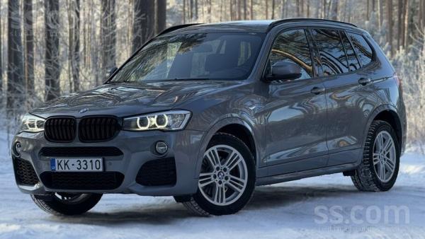 Grey BMW X3 2014 in Valmiera, with an engine capacity of 3.00 L and mileage of 201 thousand km for 14900 €, photo 2 on AUTOMOTO.COM.LV