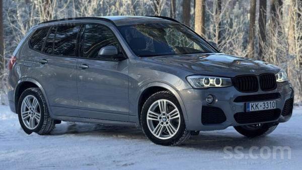Grey BMW X3 2014 in Valmiera, with an engine capacity of 3.00 L and mileage of 201 thousand km for 14900 €, photo 3 on AUTOMOTO.COM.LV