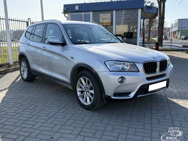 Grey BMW X3 2014 in Avizieniai, with an engine capacity of 2.00 L and mileage of 192 thousand km for 8900 €, photo 2 on AUTOMOTO.COM.LV