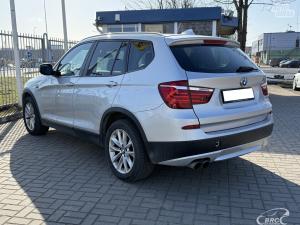 Pelēks BMW X3 2014 Avižieniai, ar dzinēja tilpumu 2.00 L un nobraukumu 192 tūkst. km par 8900 €, foto 32 vietnē AUTOMOTO.COM.LV