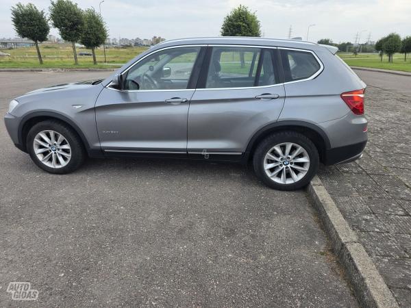 Grey BMW X3 2014 in Kaunas, with an engine capacity of 2.00 L and mileage of 240 thousand km for 8700 €, photo 8 on AUTOMOTO.COM.LV