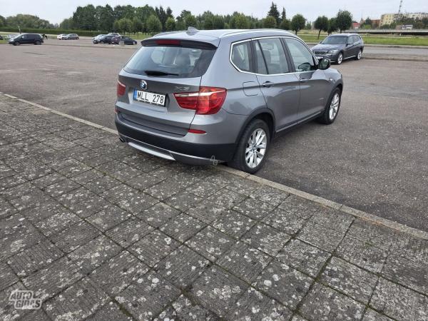 Pelēks BMW X3 2014 Kauņa, ar dzinēja tilpumu 2.00 L un nobraukumu 240 tūkst. km par 8700 €, foto 5 vietnē AUTOMOTO.COM.LV