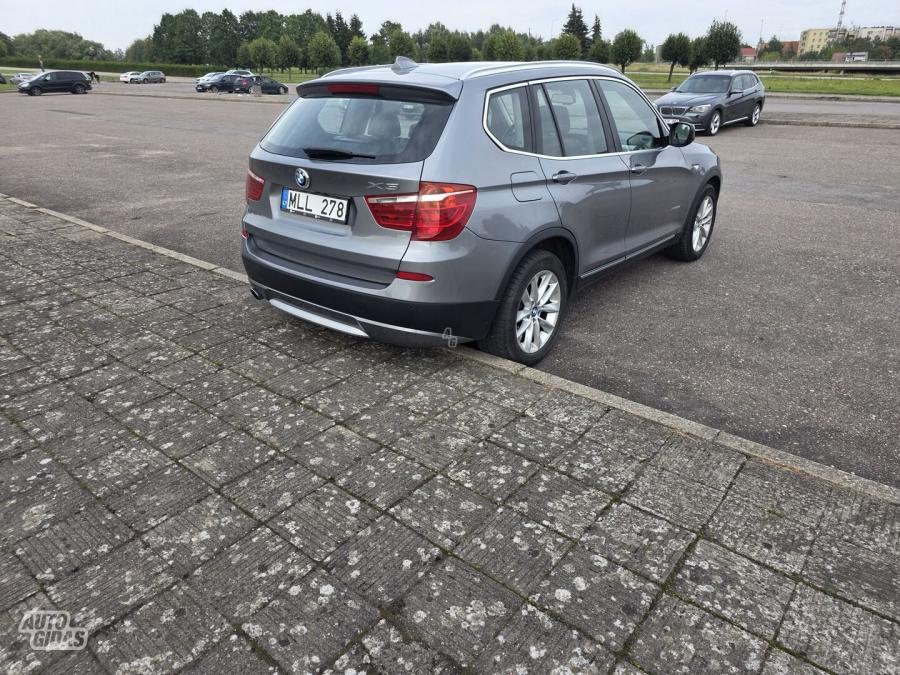 Grey BMW X3 2014 in Kaunas, with an engine capacity of 2.00 L and mileage of 240 thousand km for 8700 €, photo 6 on AUTOMOTO.COM.LV