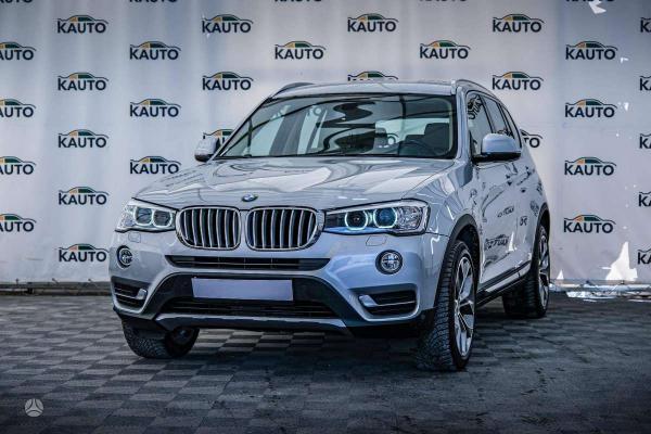 Pelēks BMW X3 2014 Kauņa, ar dzinēja tilpumu 3.00 L un nobraukumu 247 tūkst. km par 11990 €, foto 1 vietnē AUTOMOTO.COM.LV