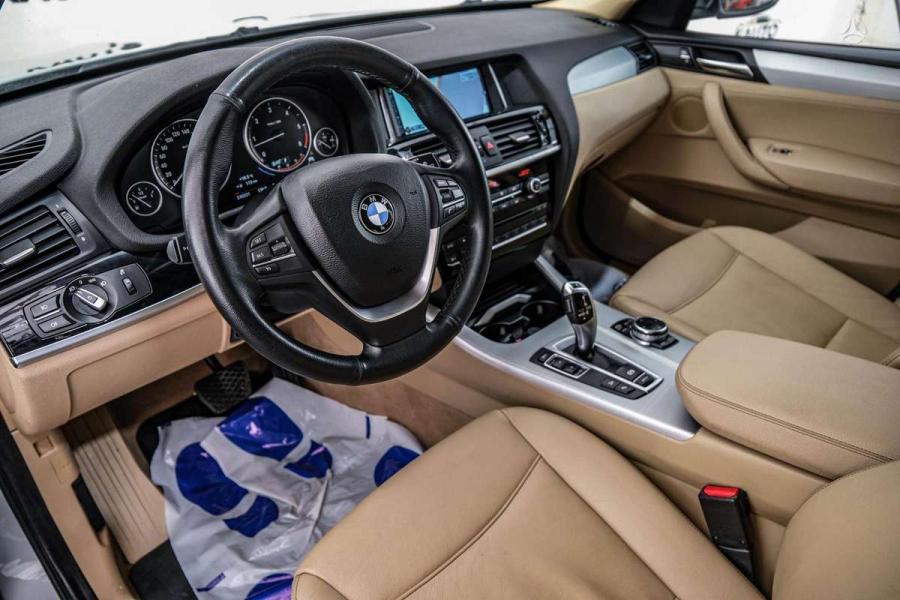 Pelēks BMW X3 2014 Kauņa, ar dzinēja tilpumu 3.00 L un nobraukumu 247 tūkst. km par 11990 €, foto 6 vietnē AUTOMOTO.COM.LV
